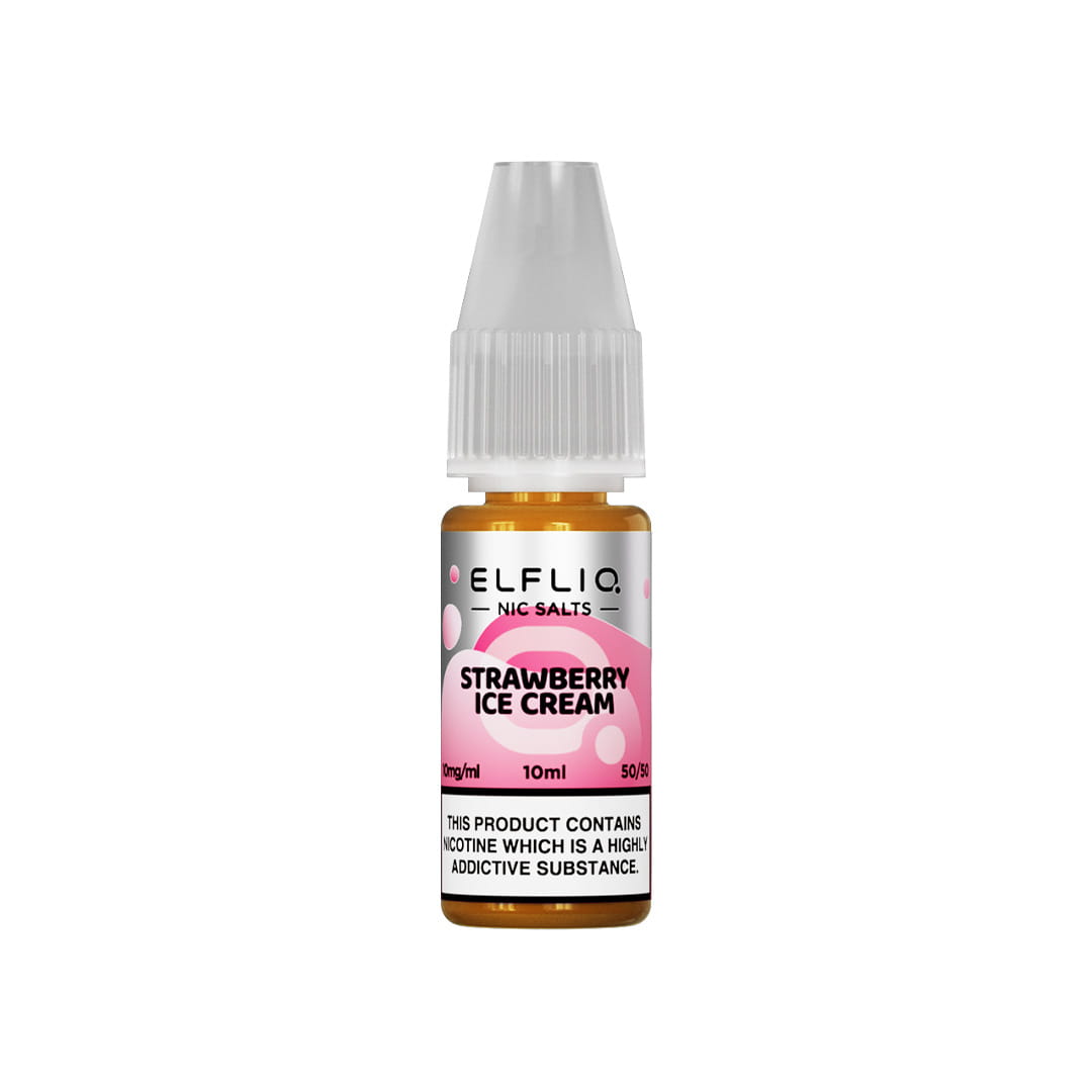 Elf Bar ElfLiq Strawberry Ice Cream Nic Salt – VapeHut UK